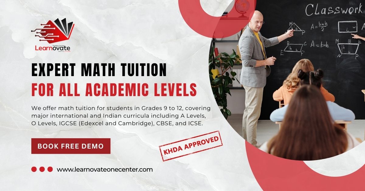 Math Tuition in Dubai | CBSE & ICSE Math Coaching